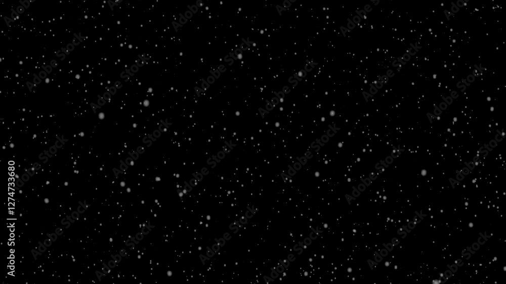 Falling snowflakes. Falling snow. Transparent background with falling ...