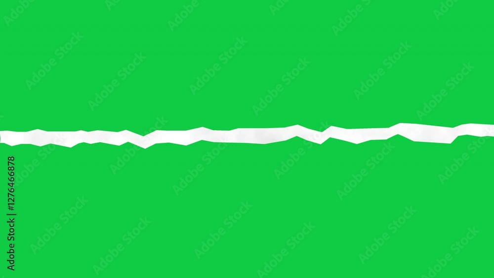 Video Stock Paper transition template animation green screen. 4K video ...