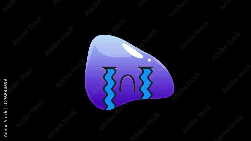 Cartoon, crying, Animated Tear Effects Compilation with an transparent ...