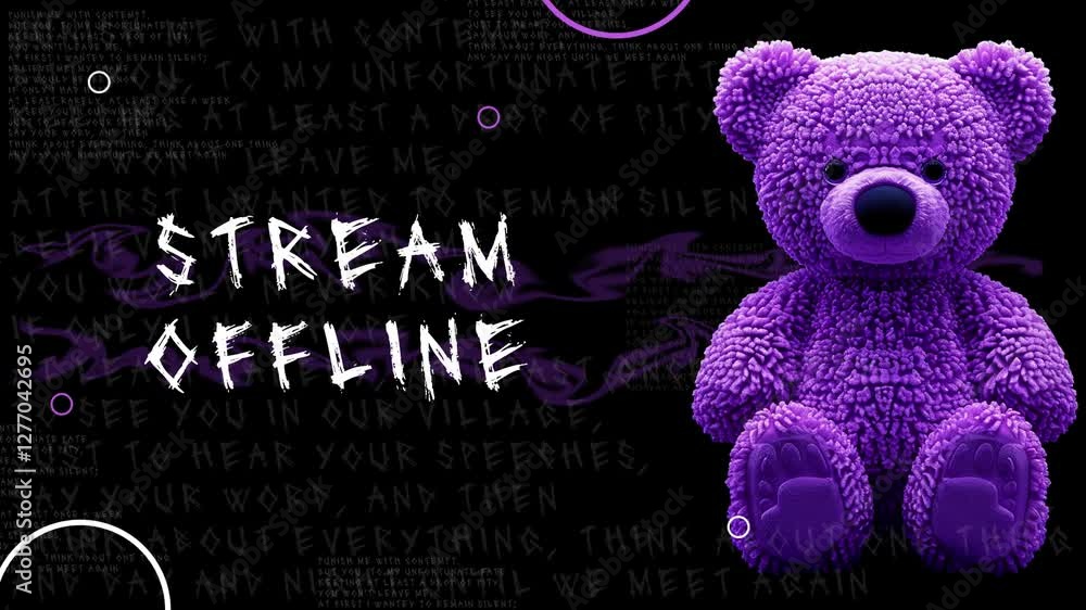 Stream Offline Animated Screens Toy Bear for Stream, BRB. Stream ...
