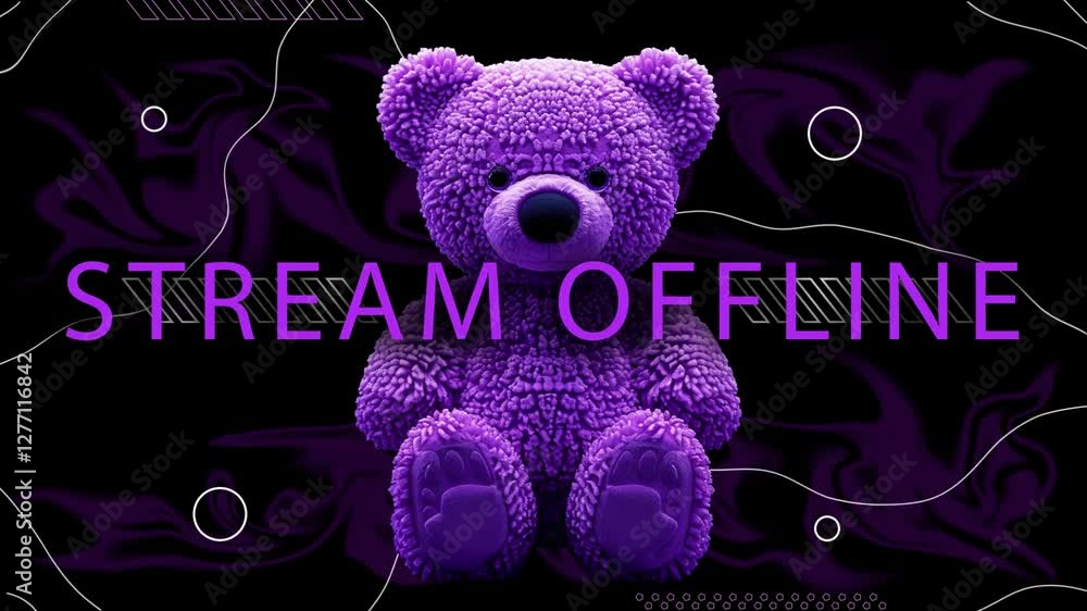 Stream Offline Animated Screens Toy Bear for Stream, BRB. Stream ...