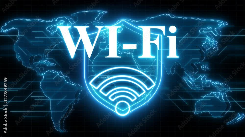 WI -Fi on moving loop. Virtual private network and encrypted link ...