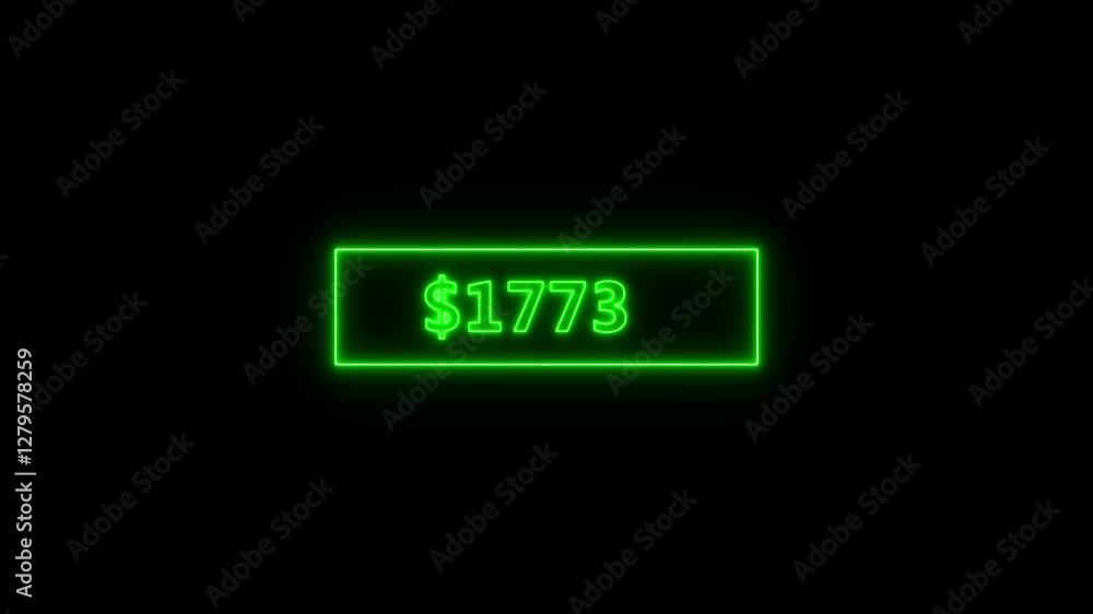 2K dollar counter animation. 2K counting animation. Counting money and ...