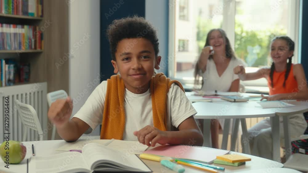 School bullying cruel children bully laugh mock child kid African ...