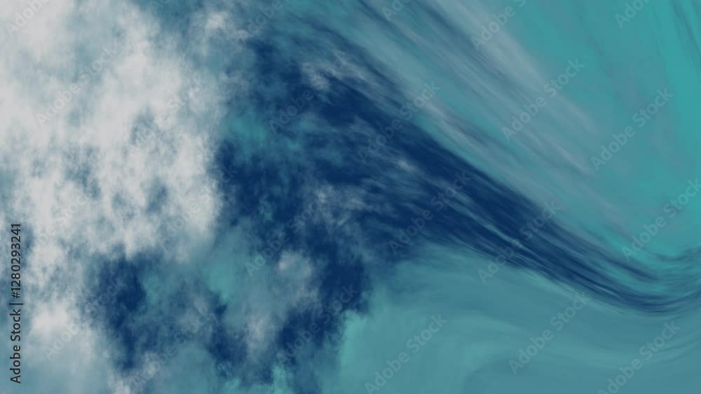 blue abstract animated background with flowing blue and white textures ...