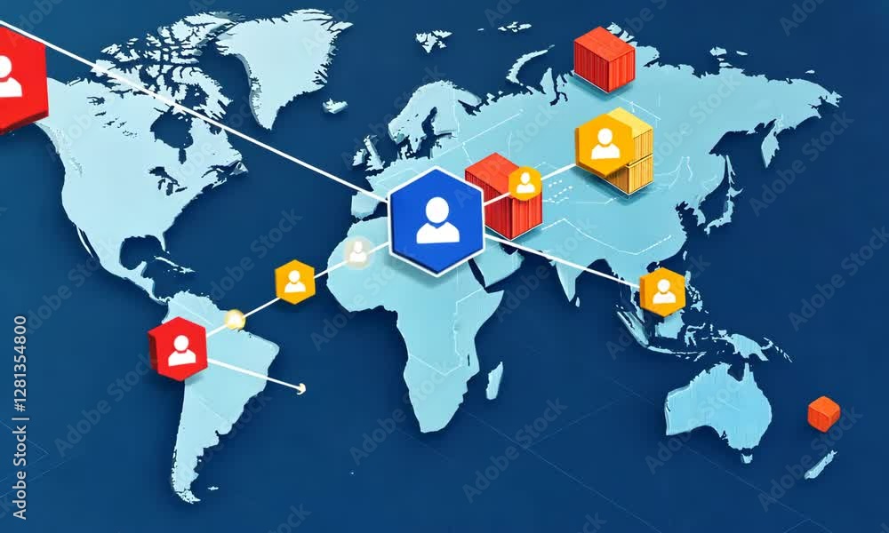 Understanding global supply chain logistics through interactive maps ...