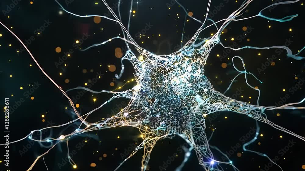 Dynamic neural network activity with glowing synapses in motion. Brain ...