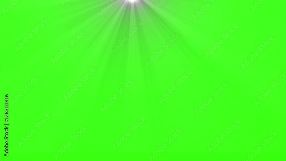 white gray light ray 4k loop animation on green screen background ...