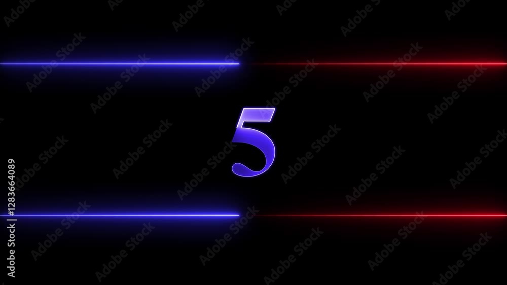 numbers from 10 to 0 countdown in blue circle on vertical black ...