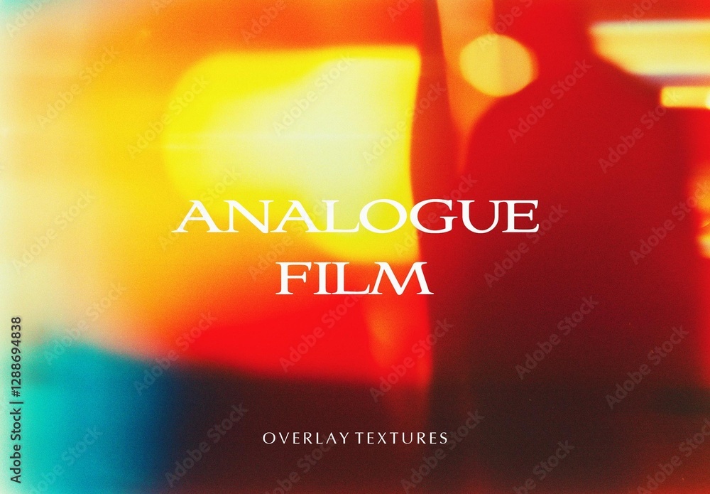 Vintage Film Analogue Overlay Textures Stock Template | Adobe Stock