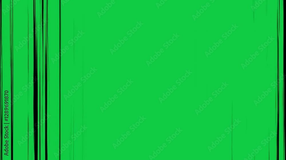 Horizontal speed lines animation on green screen for motion graphics ...