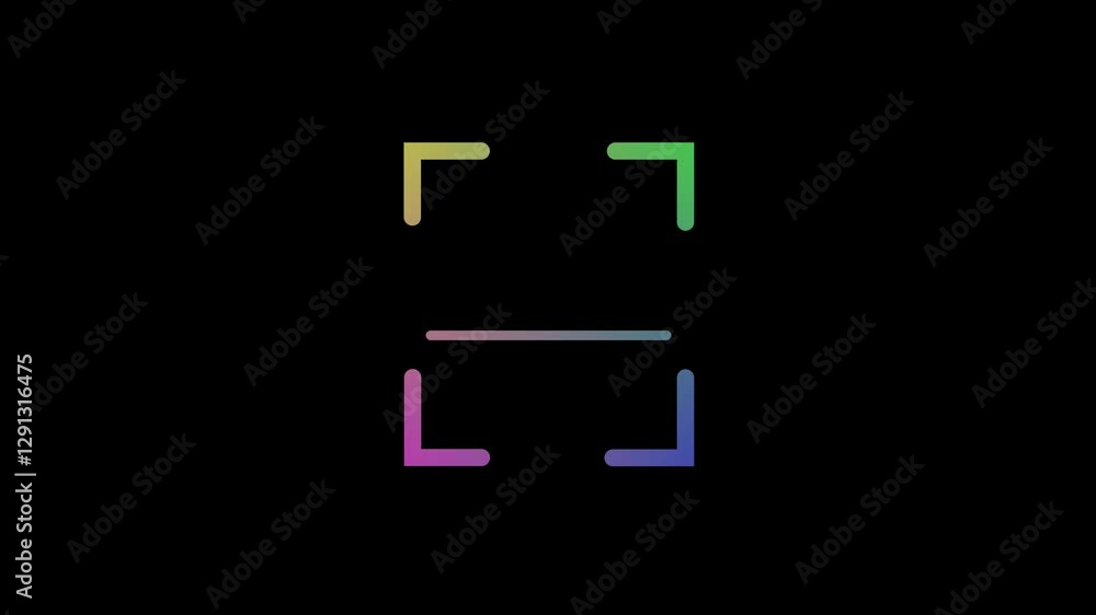 Barcode scanner, QR code Futuristic barcode quick code scanning Bar ...