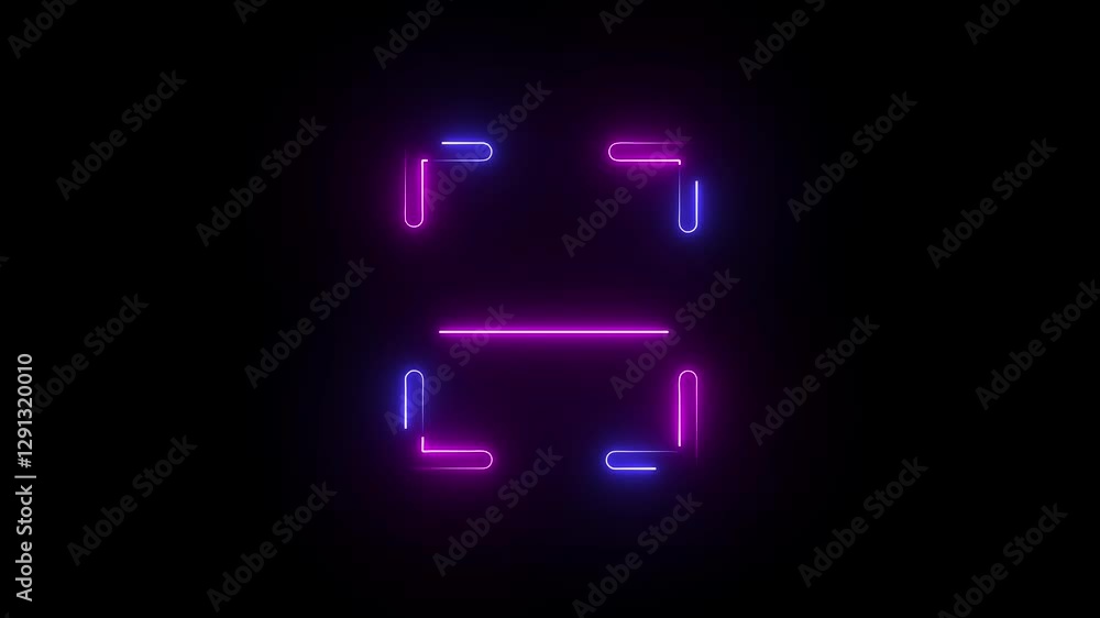 Barcode scanner, QR code Futuristic barcode quick code scanning Bar ...