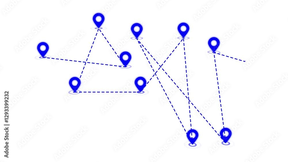 Location pointers sign, pin icon, navigation map search concept, Map ...