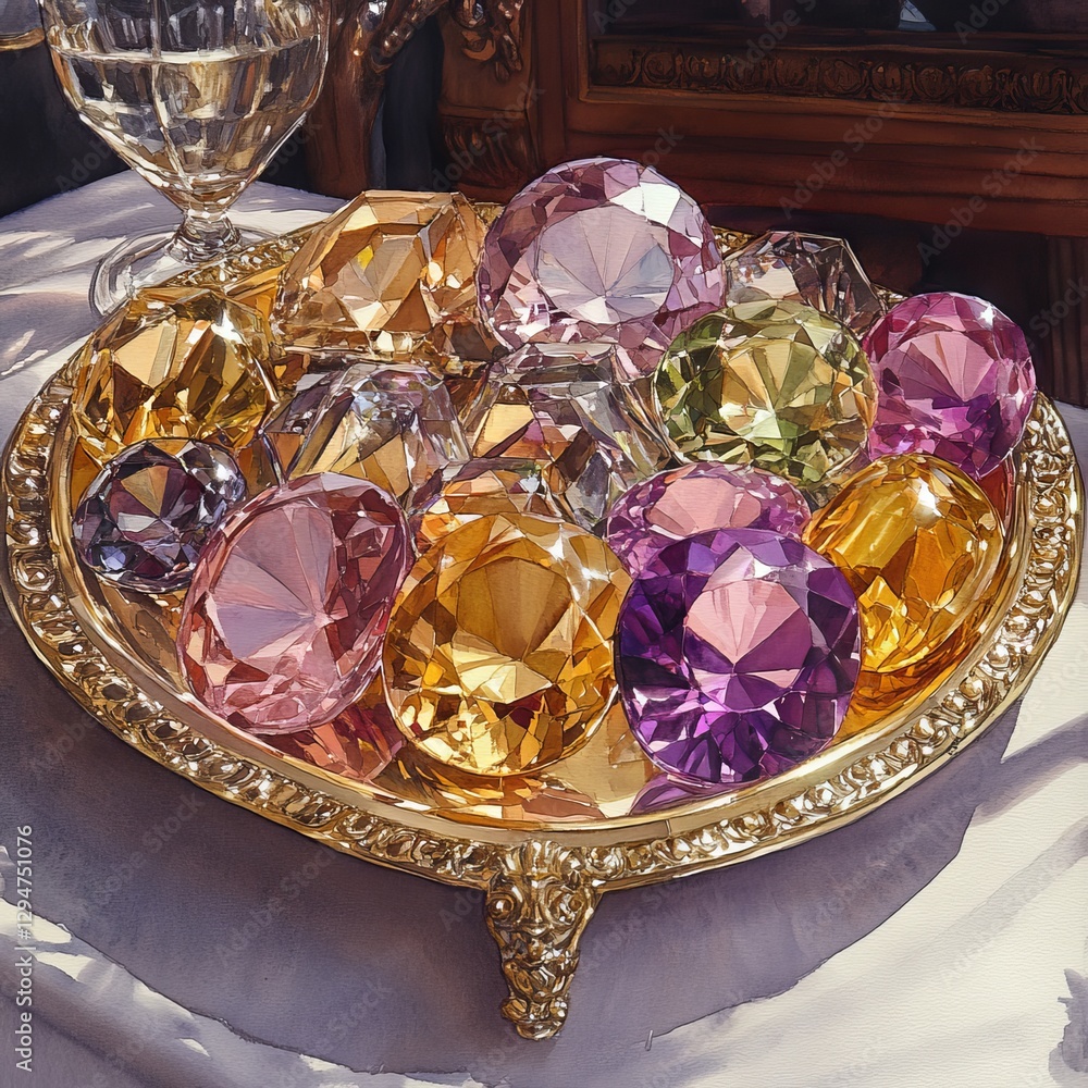 Plagát The high priest's breastplate featured twelve stones representing the tribes of – Obraz ...