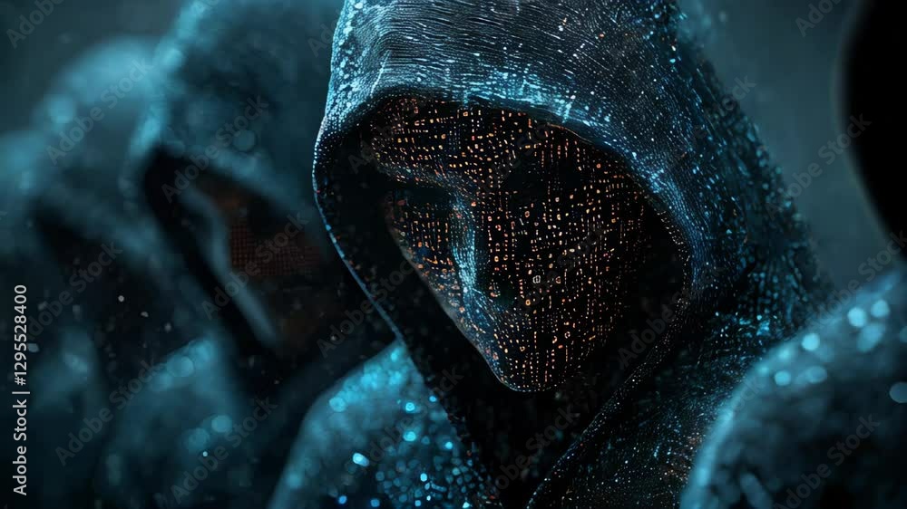 A sinister hooded group of hackers involved in cybercrime, cyberattacks ...