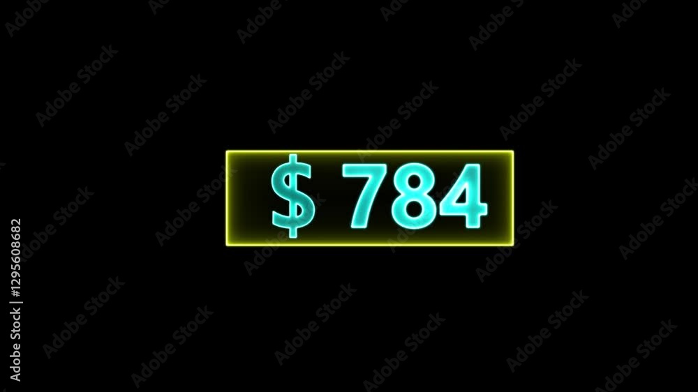 8 hundred dollar counter animation. 8 hundred dollar counting animation ...