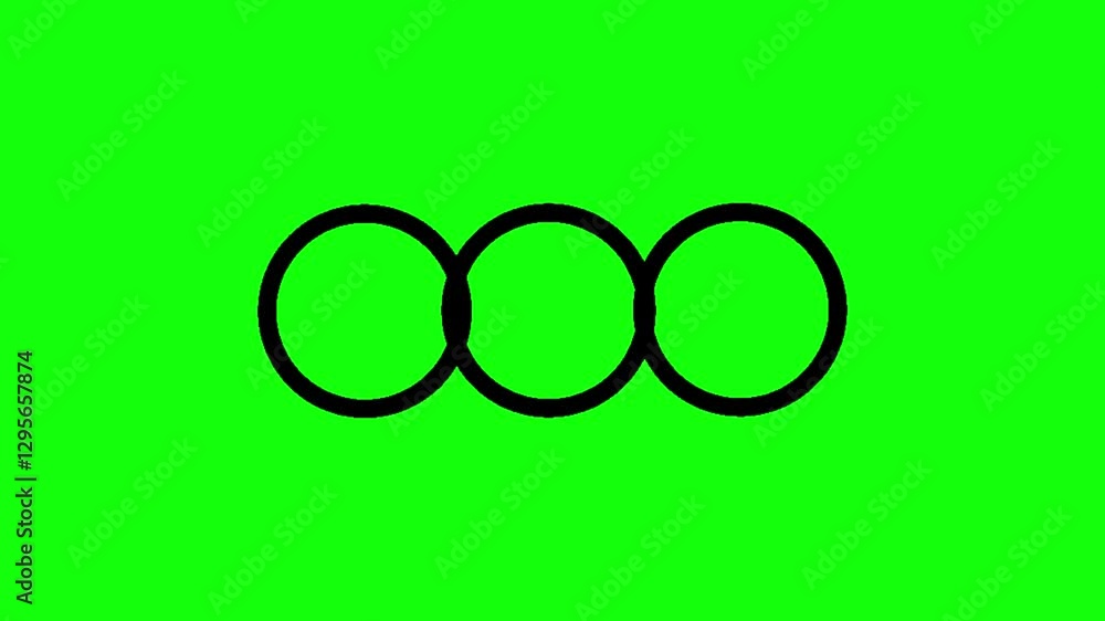 Smooth Loading animation on transparent background. Black color loading ...