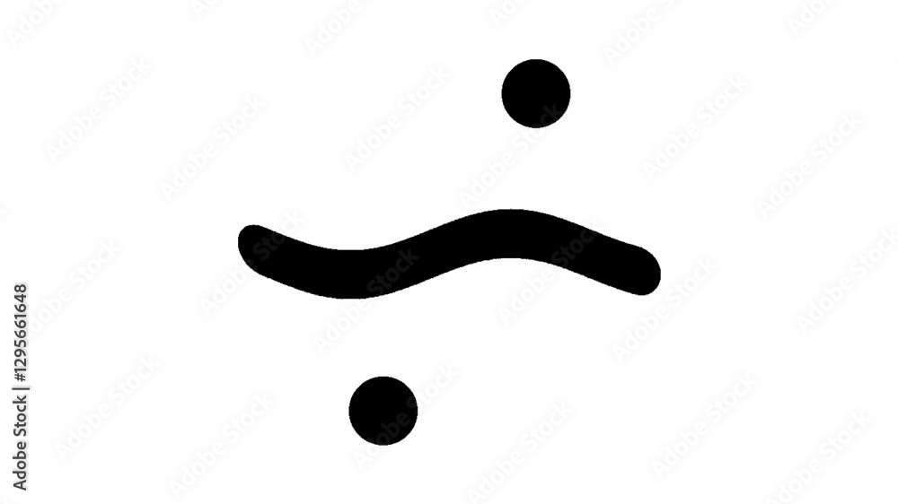 Smooth Loading animation on transparent background. Black color loading ...