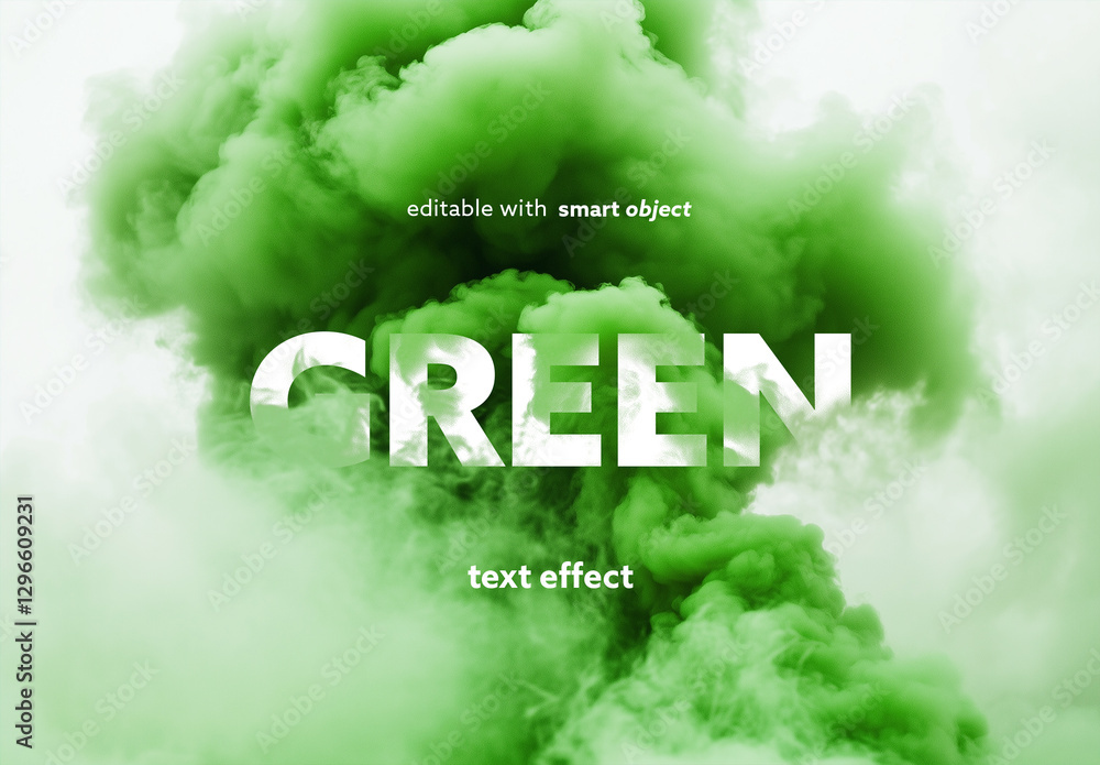 Smoke Text Effect Stock Template | Adobe Stock