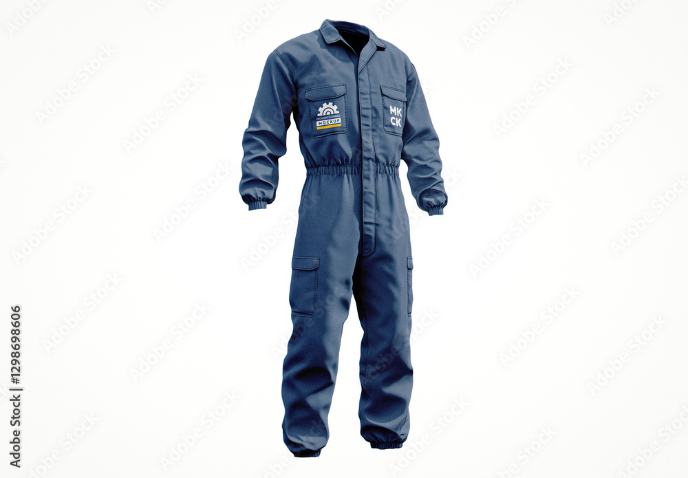 Mechanic Overall Mockup Stock Template | Adobe Stock