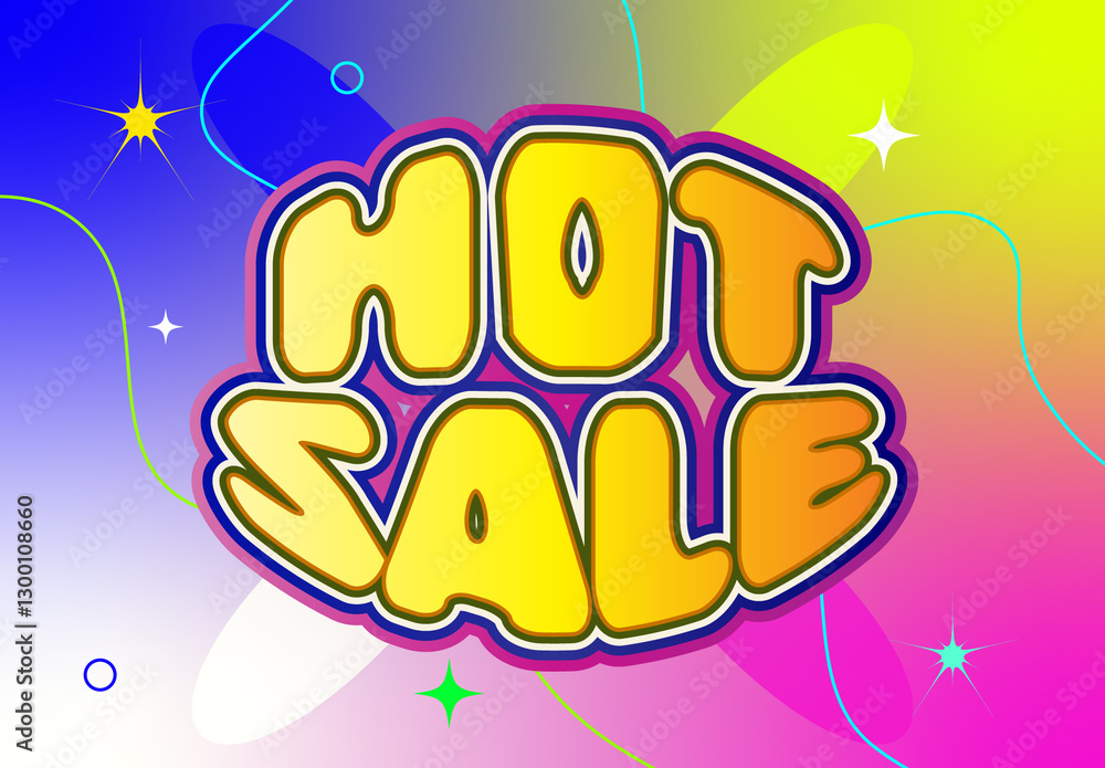 Hot Sale Text Effect Design Stock Template | Adobe Stock
