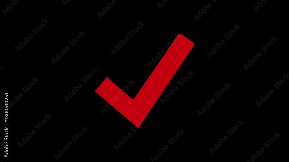 verify complete check mark sign, approved, checkmark animation, select ...