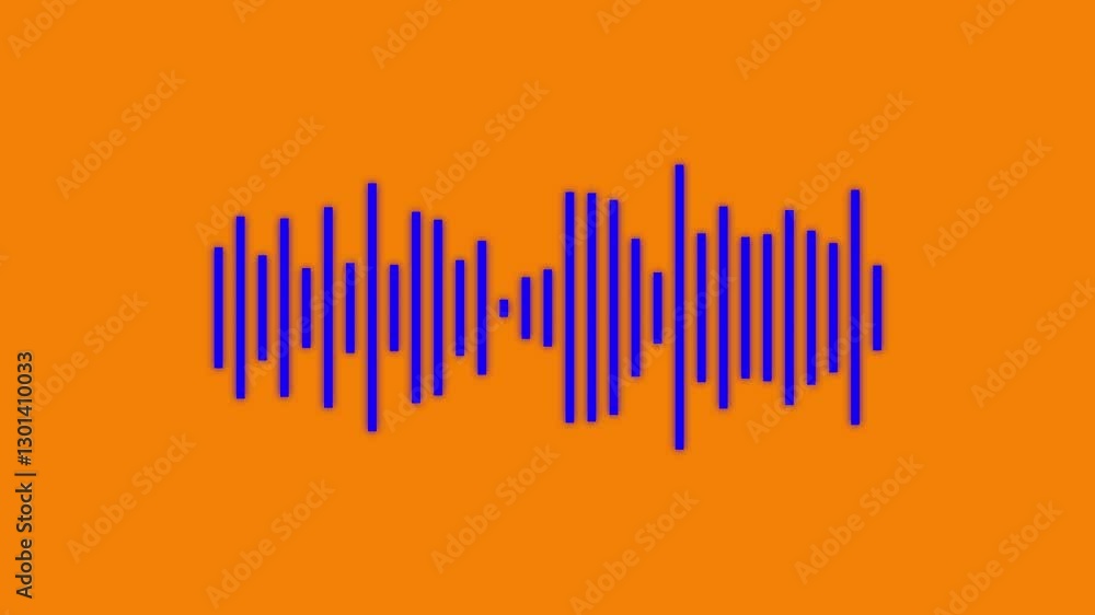 music sound wave or audio waveform on a black background. Audio ...