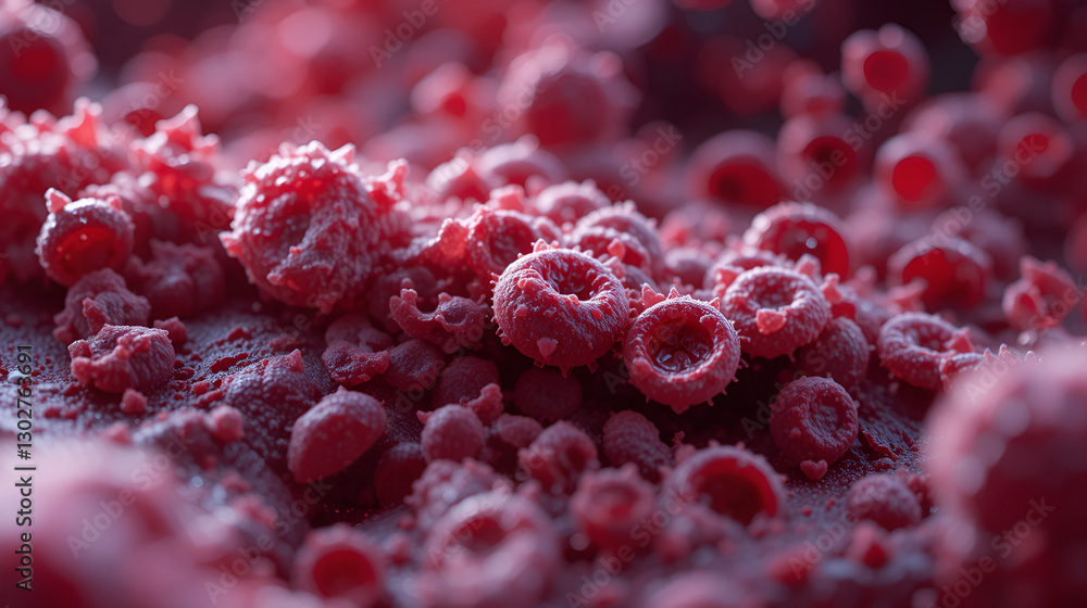 Plakát Platelets forming a blood clot, AI Generative – Obraz na Zeď ...