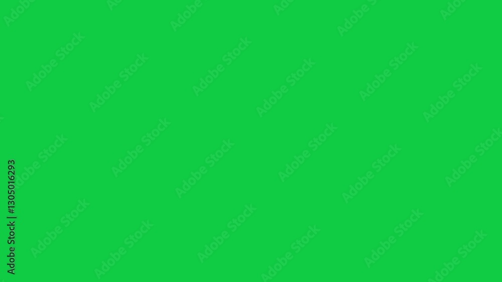 Pointer arrow cursor clicking. Mouse click symbol with circle on Green Screen Chroma key. Stock ...