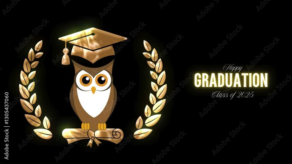 College Graduation Greeting Video 4k.Class Of 2025 Graduations ...