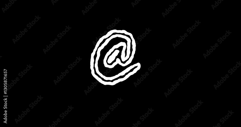 Doodle loop animation. Doodle animation elements on a transparent ...