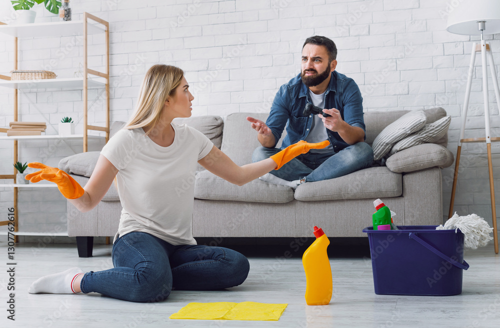 Poster Quarrel over indifference in family – Wall Art | UkPosters