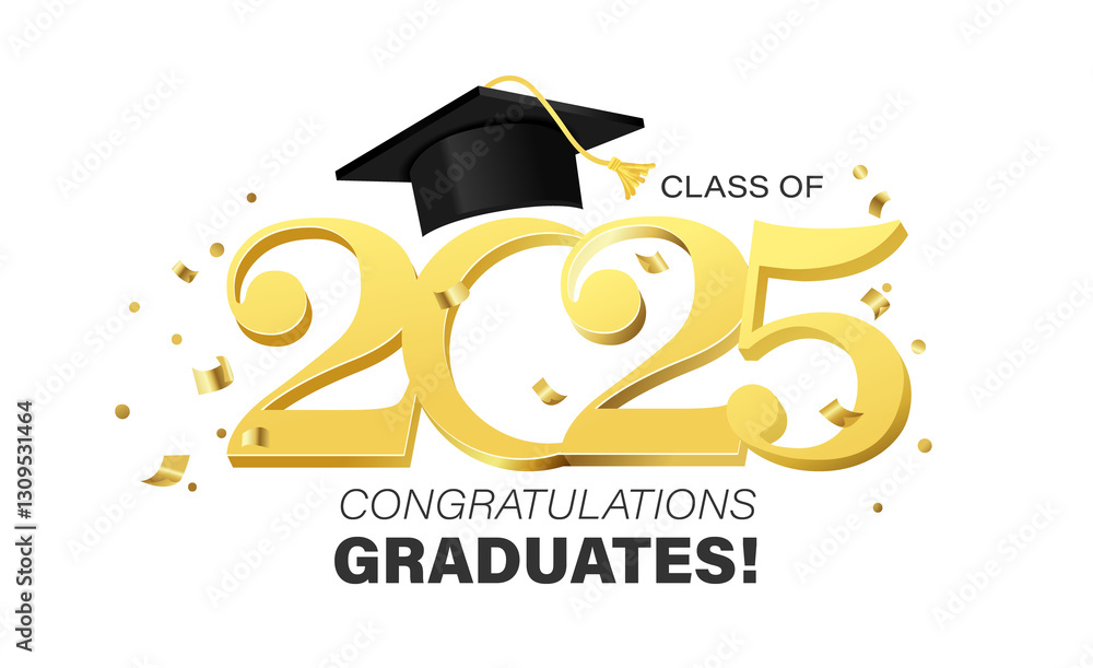 Poster Class of 2025 vector illustration – Wall Art | UkPosters