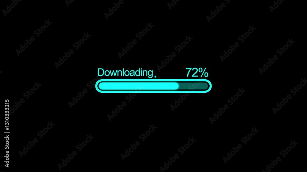Slow moving loading animation.4k loading downloading animation .Loading ...
