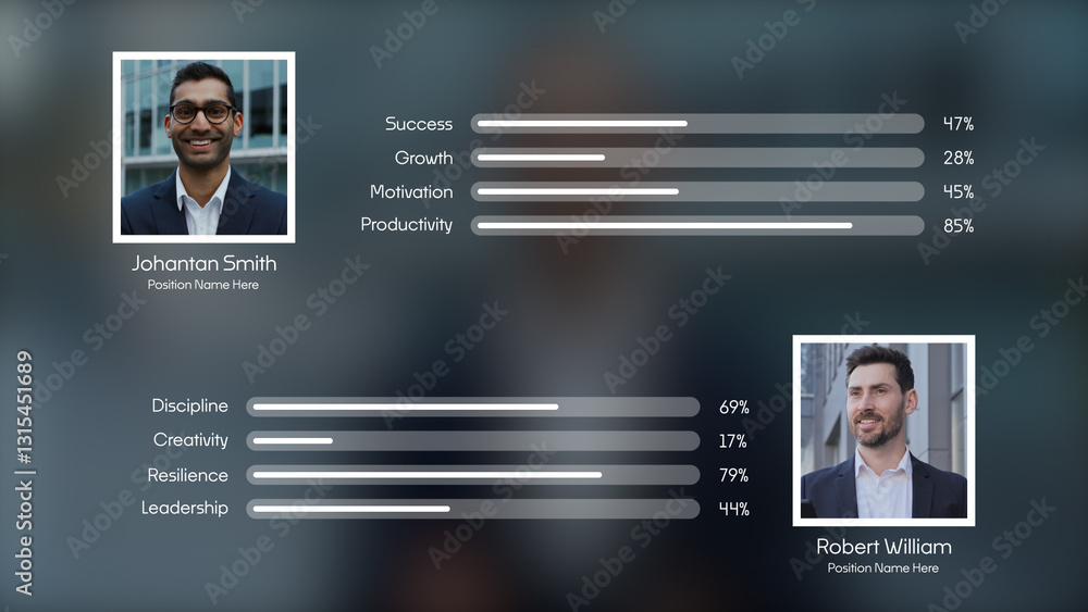 Human Growth and Success Metrics | Infographics Template with Animated ...