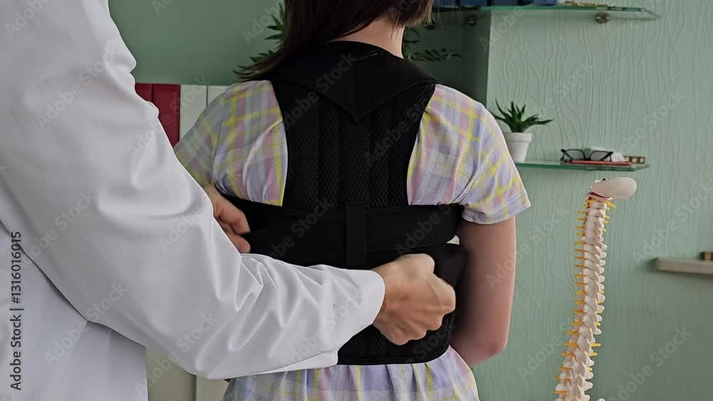 Spinal deformity and scoliosis stoop. Posture disorders scoliosis ...