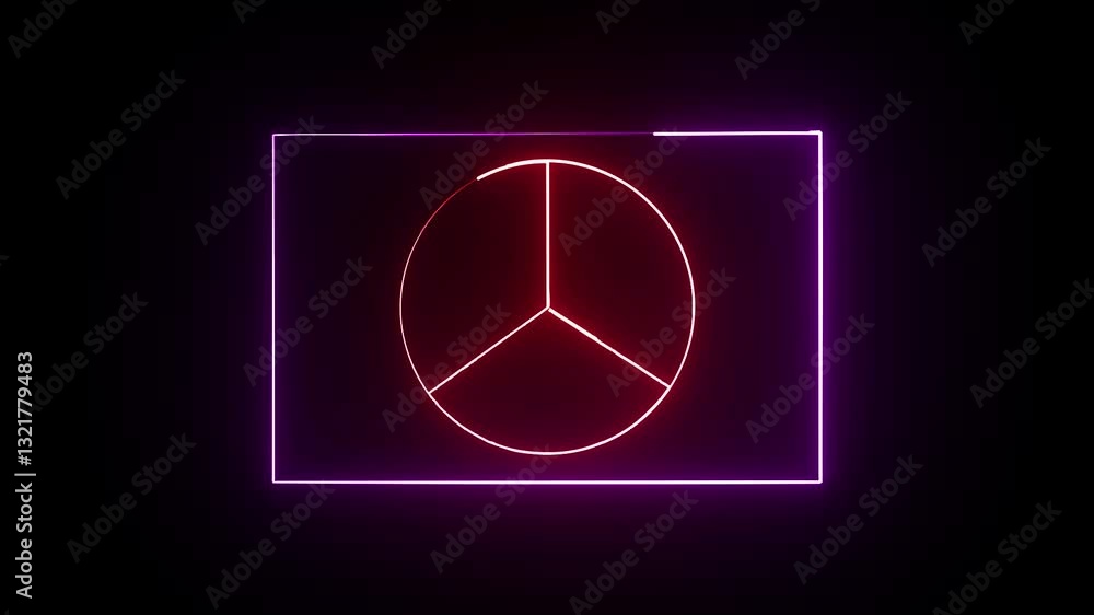 Seamless loop animation rectangles and circle frame ultra video motion graphic. Animated borders ...