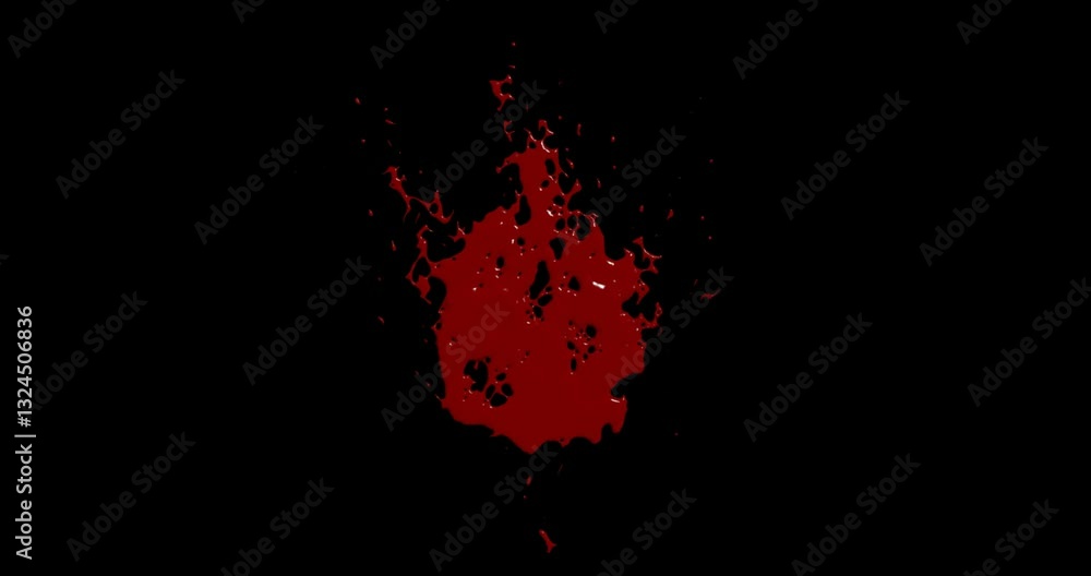 Blood spill, blood drip effect, Bleeding, splatter, steady spill, decal ...