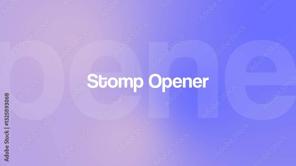 Gradient Stomp Intro Stock Template | Adobe Stock