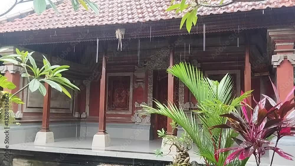 Balinese traditional house with compound and amazing traditional ...