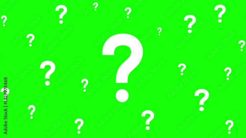 question mark animation. Cartoon comic questions marks flying animated ...