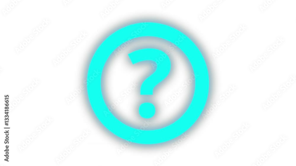 question mark animation. Cartoon comic questions marks flying animated ...
