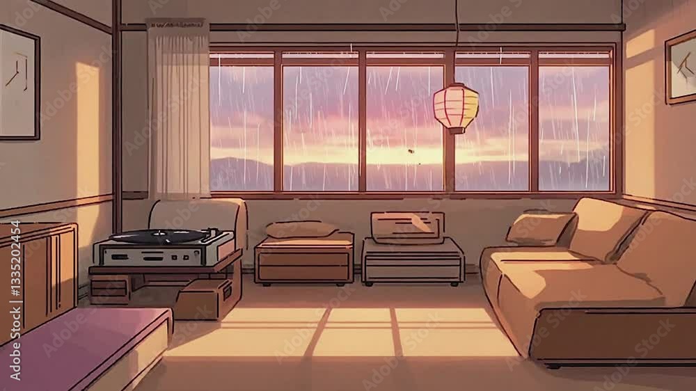 animated virtual backgrounds, stream overlay loop wallpaper, cozy lo-fi ...