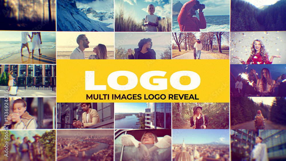 Multi Images Logo Reveal Stock Template | Adobe Stock