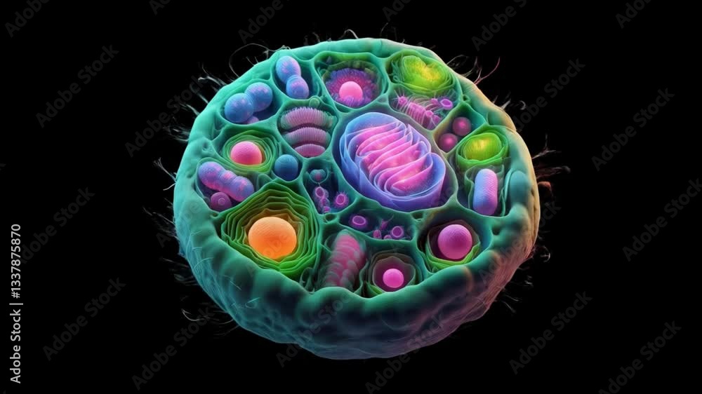 plant cells undergoing mitosis, showing interphase, prophase, metaphase ...