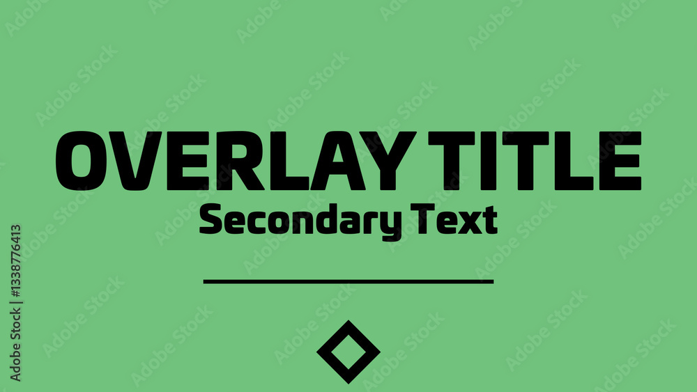 Kinetic Letters Showcase 01 Stock Template | Adobe Stock