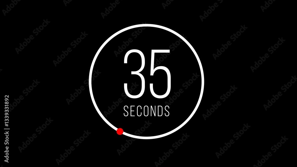 Stopwatch Countdown Timer Infographic Stock Template | Adobe Stock
