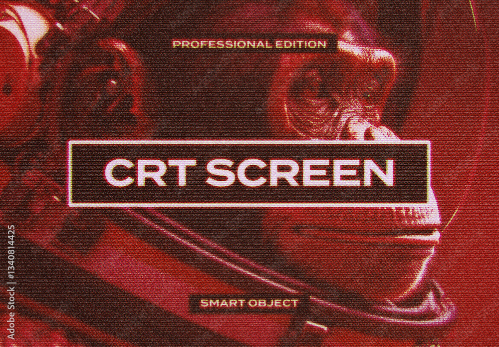 Glitch Screen Display TV CRT VHS Photo Effect Paper Texture Template ...