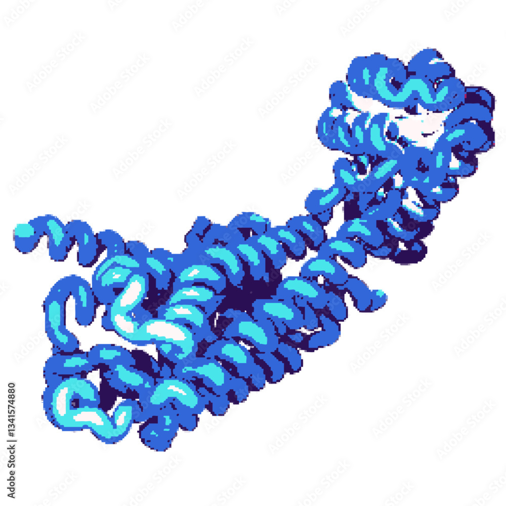 Poster Macromolecule pixel art – Wall Art | UkPosters